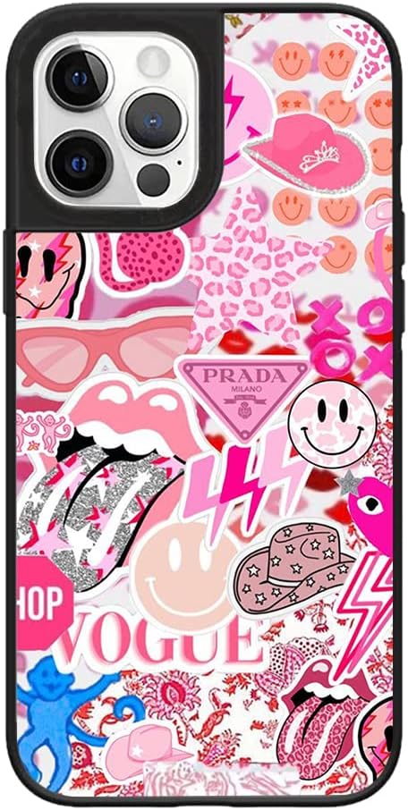 Amazon.com: Ehreus Preppy Phone Case for iPhone 16 15 14 13 12 11 Pro ...