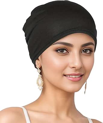 Comioke Cotton and Bamboo Sleep Cap, The Ideal Chemo Headwear and Hat ...