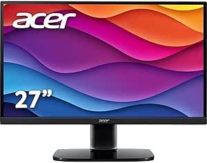 Acer KA2 KA272Ebi Monitor, 27", Full HD (1920x1080), 100Hz Refresh rate ...