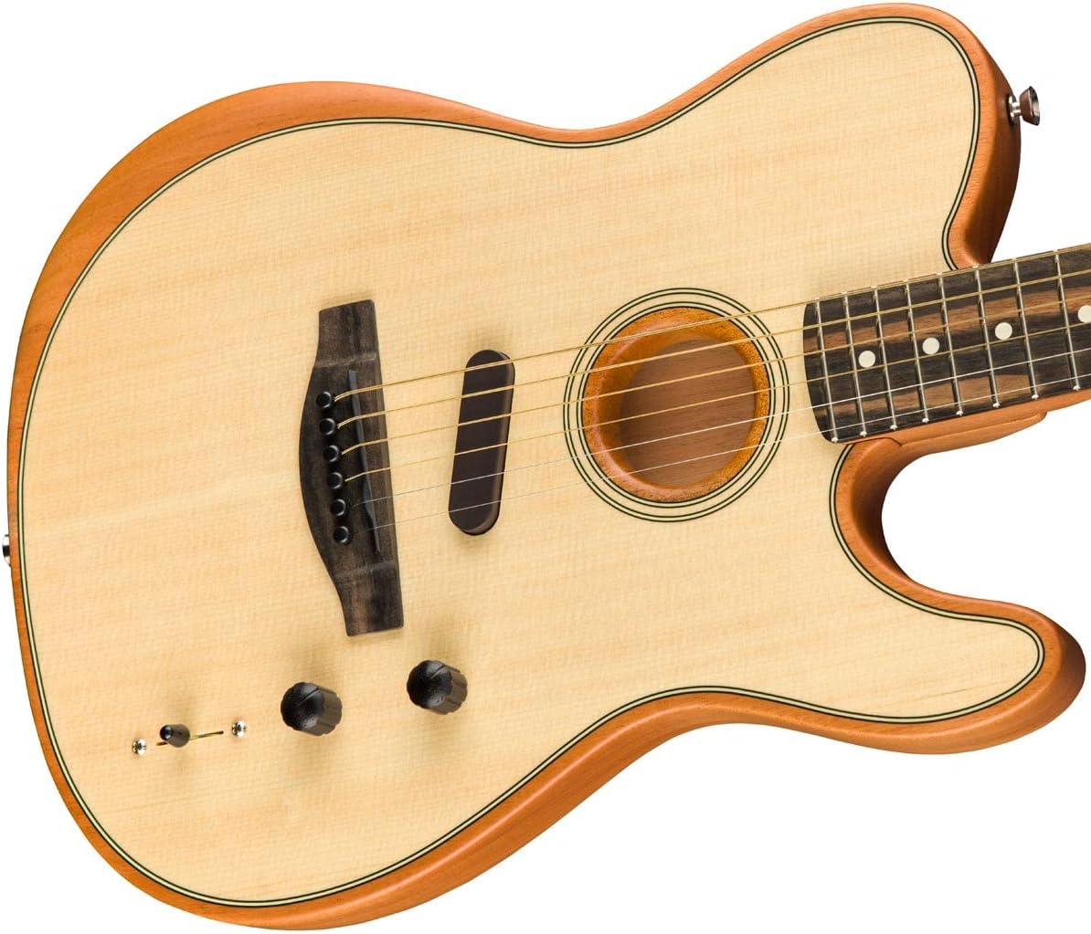 Amazon.com: Fender American Acoustasonic Telecaster Acoustic Electric ...