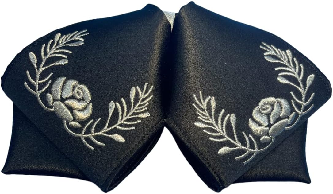 APOWUS Mexican Charro Mariachi Bow tie Flower and Branches Charros ...
