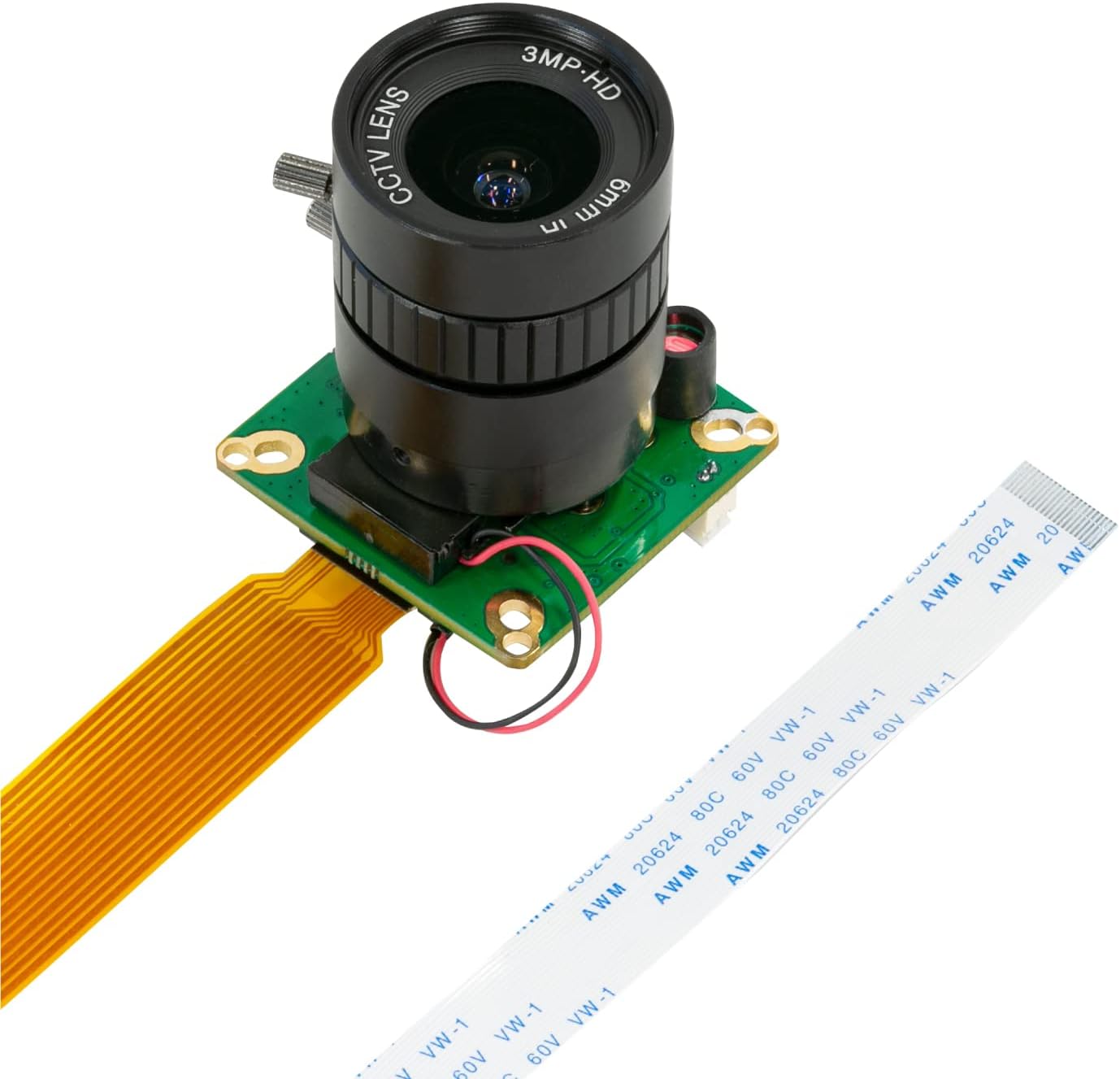 Amazon.com: Arducam for Raspberry Pi HQ Camera, 12.3MP IMX477 Camera Module with CS-Mount Lens ...