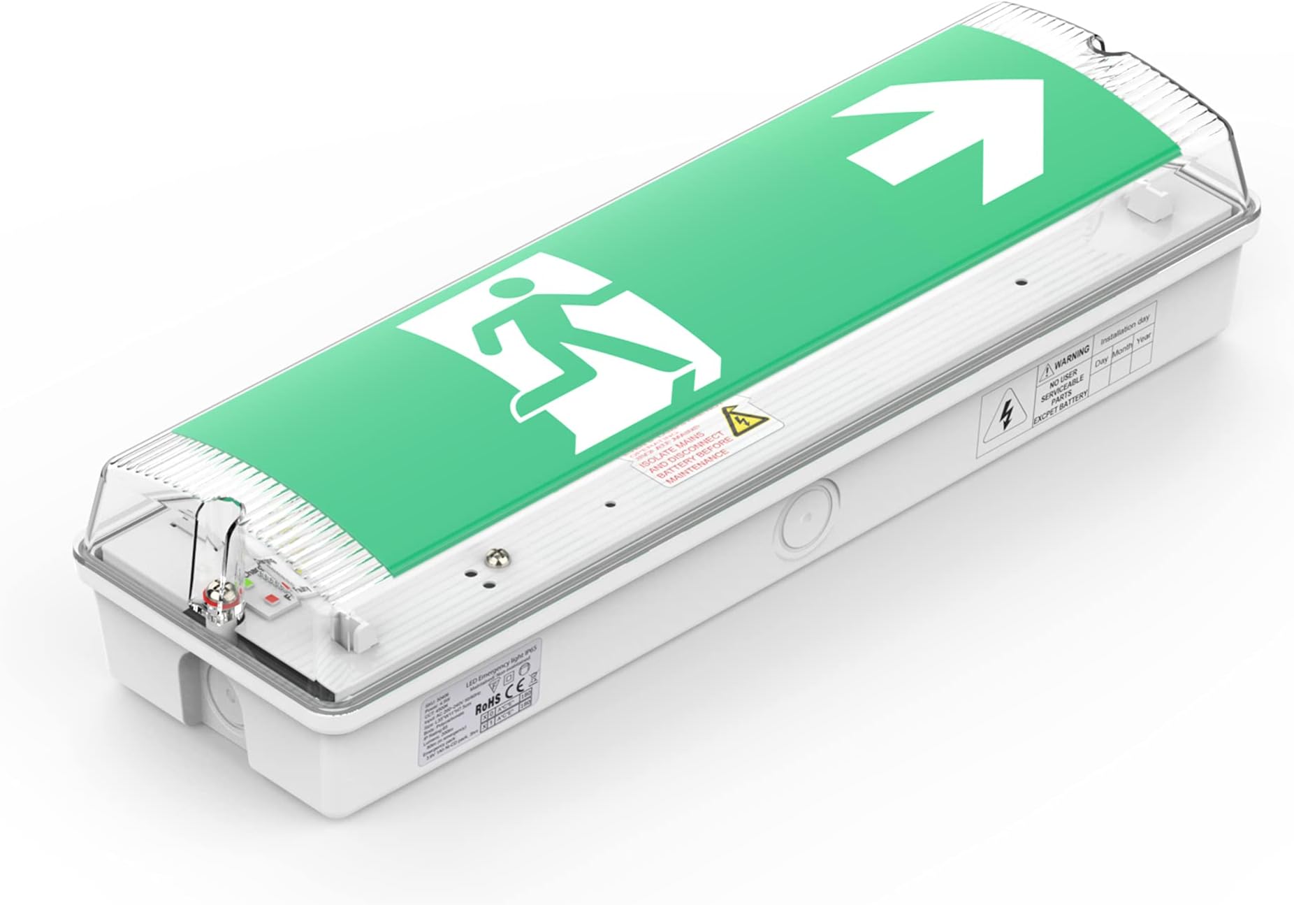 Éclairage de secours LED, IP65, pour sortie d’urgence : Amazon.fr ...