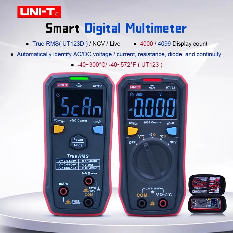 UNI-T UT123D Digital Smart Multimeter User Manual