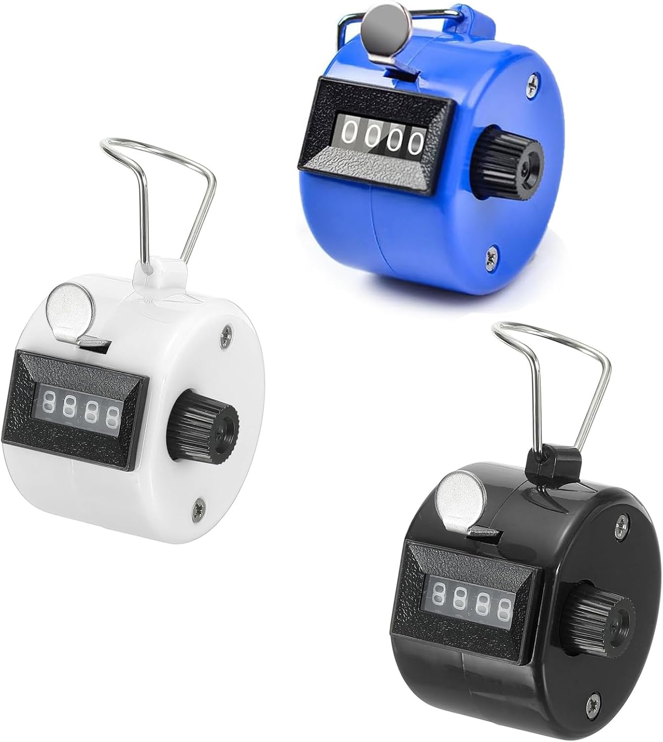 YREYBN 3 Pcs Hand Tally Counters, 4-Digit Number Count Clicker Counter ...