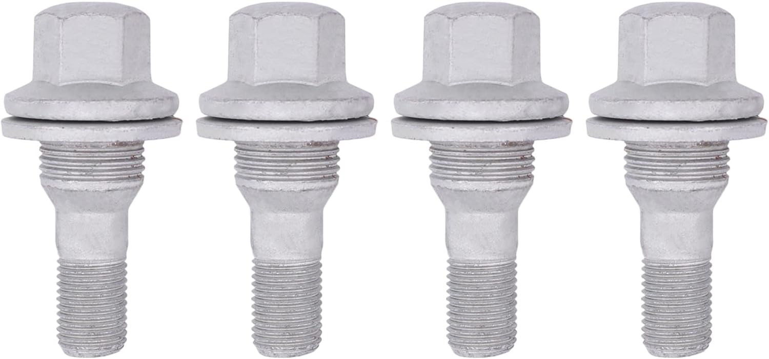 Pulchra 4PCS Wheel Bolts Nuts for Citroen C2 C3 C4 C5 Peugeot 206 207 ...
