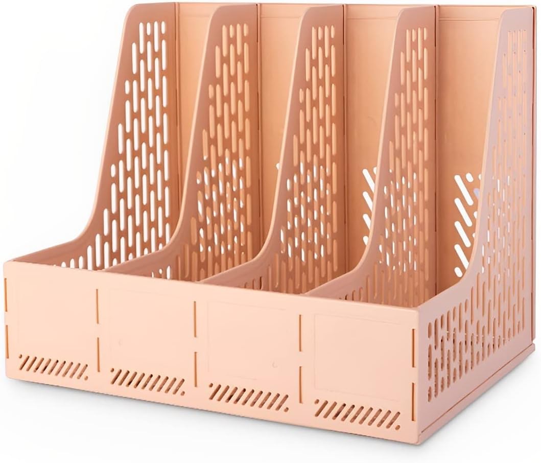 Amazon.com: Ysenchan Magazine File Holder, Plastic File Folder Holder ...