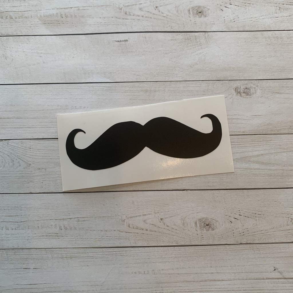 Amazon.com: Mustache Decal, Mustache Vinyl Decal, Mustache Sticker ...