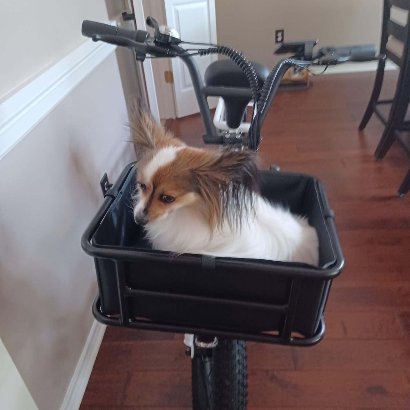 Amazon.com : Rear Rack Bike Basket, Large Rear Bike Basket with Liners ...