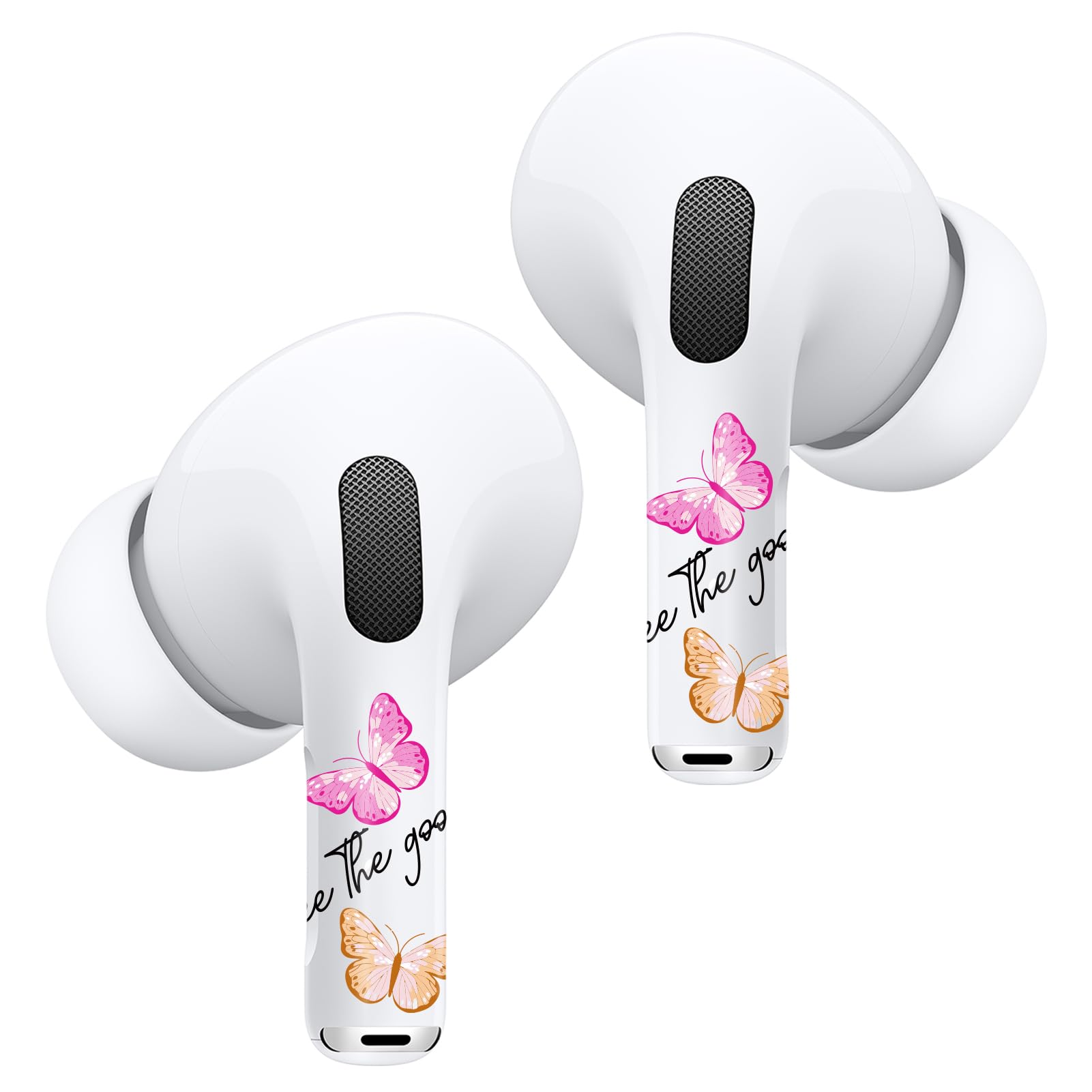 Amazon.com: RockMax for AirPod Pro Skin, Butterfly Decal Stickers for ...