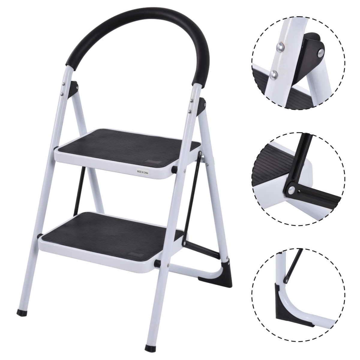 Safeplus Foldable Two Steps Ladder - Amazon.com