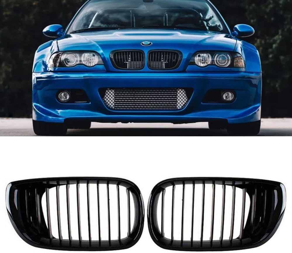 Amazon.com: Soogus Front Kidney Grille E46 Grill for B-M-W 3 Series ...