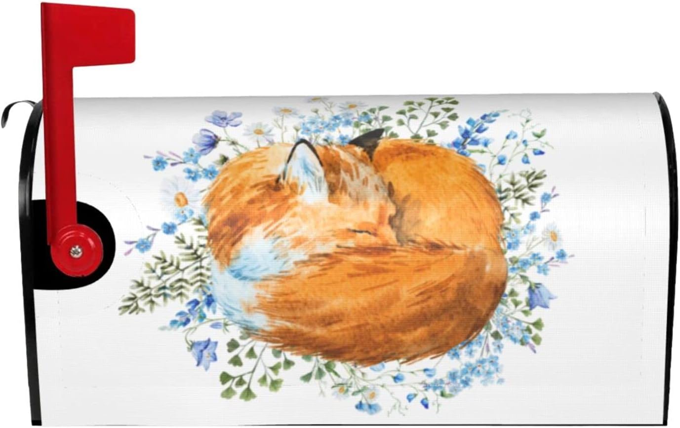 Amazon.com: Animal Fox Mailbox Covers Magnetic Standard Size 18" X 21 ...