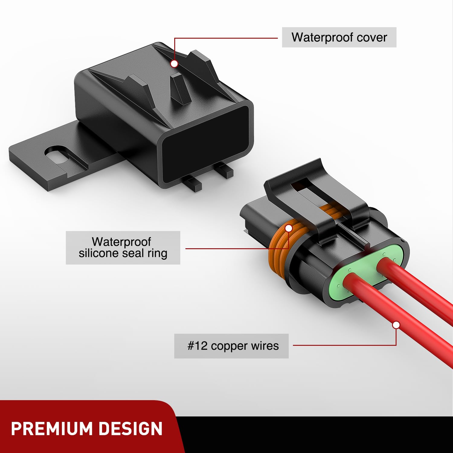 Snapklik.com : 6pcs Inline Fuse Holder 12AWG Waterproof ATC/ATO Blade ...