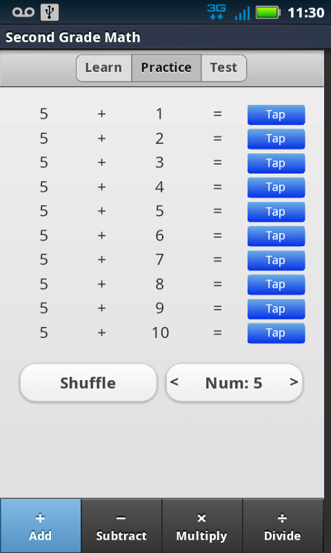 Second Grade Math - App on Amazon Appstore