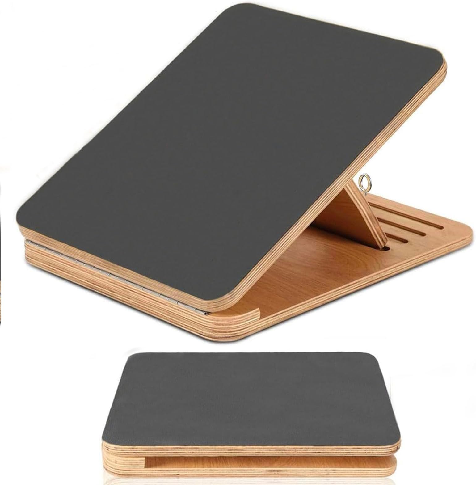 Amazon.com: Fab Pad Wooden Slant Board for Calf Stretching – Adjustable ...