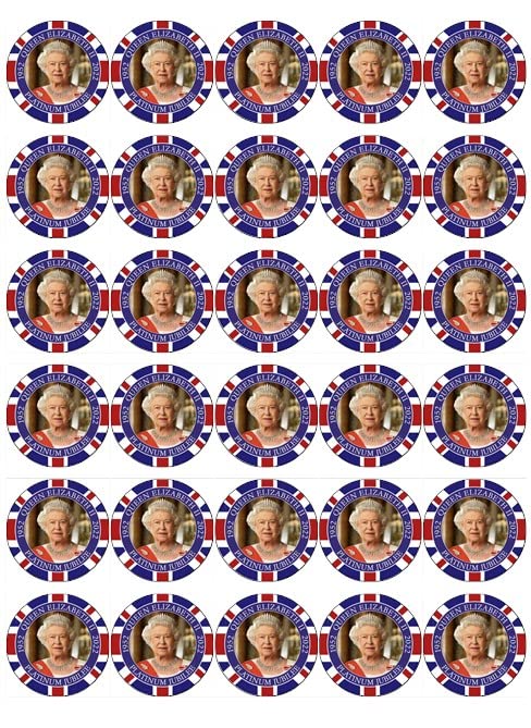 Buy Queen s Platinum Jubilee 2022 British UK Edible Posters Cupcake Toppers Edible Wafer Paper buy-queen-s-platinum-jubilee-2022-british-uk-edible-posters-cupcake-toppers-edible-wafer-paper
