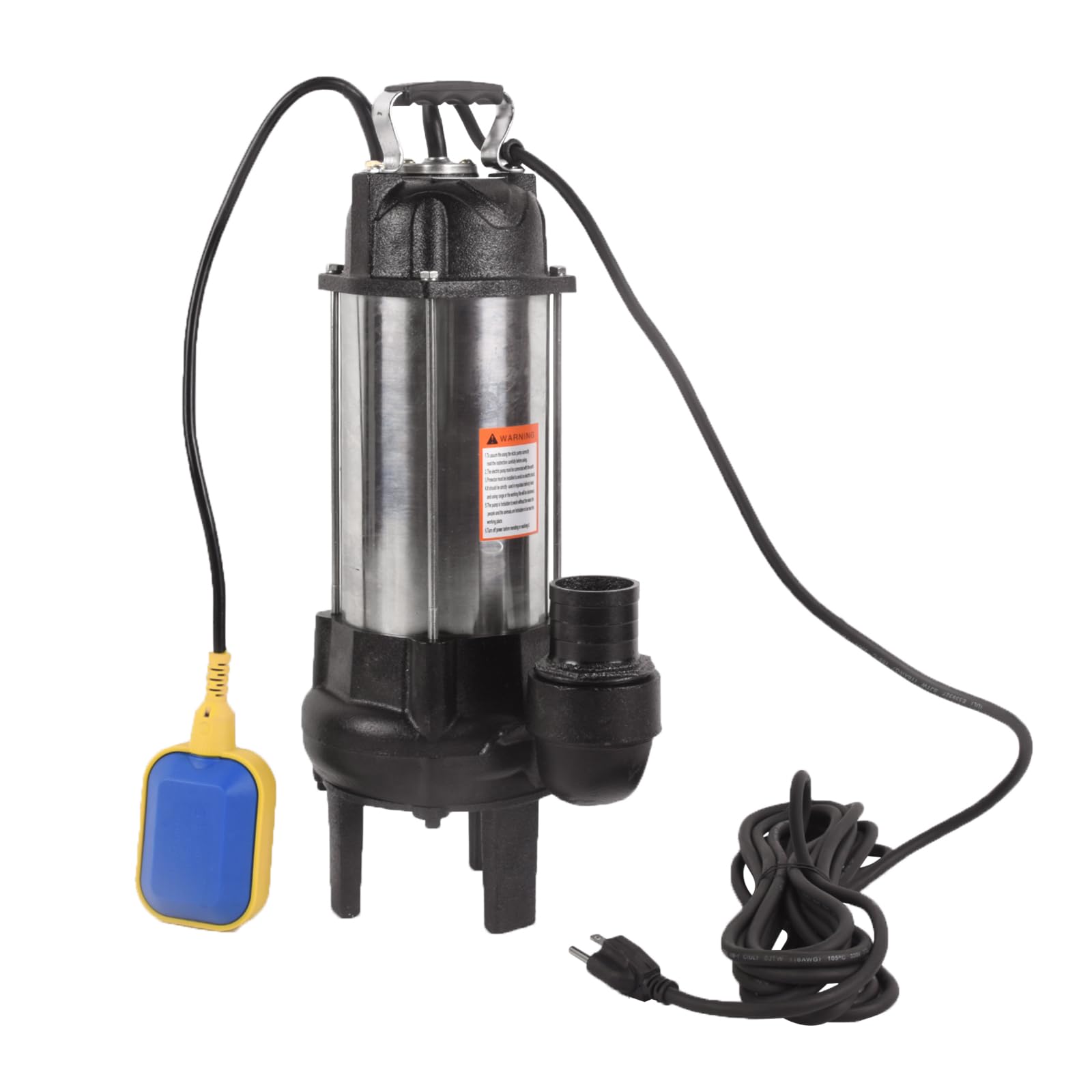 Snapklik.com : LCyindu 16HP Sewage Pump 110V,11KW,10567gpm Effluent Pump, Automatic Tethered ...