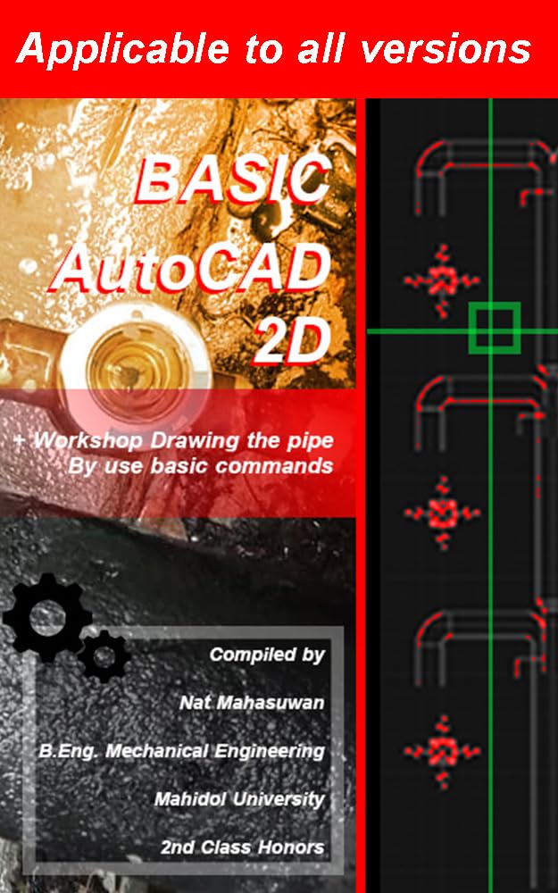 Amazon.com: Basic AutoCAD 2d +WorkShop Practice Drawing HVAC pipes ...