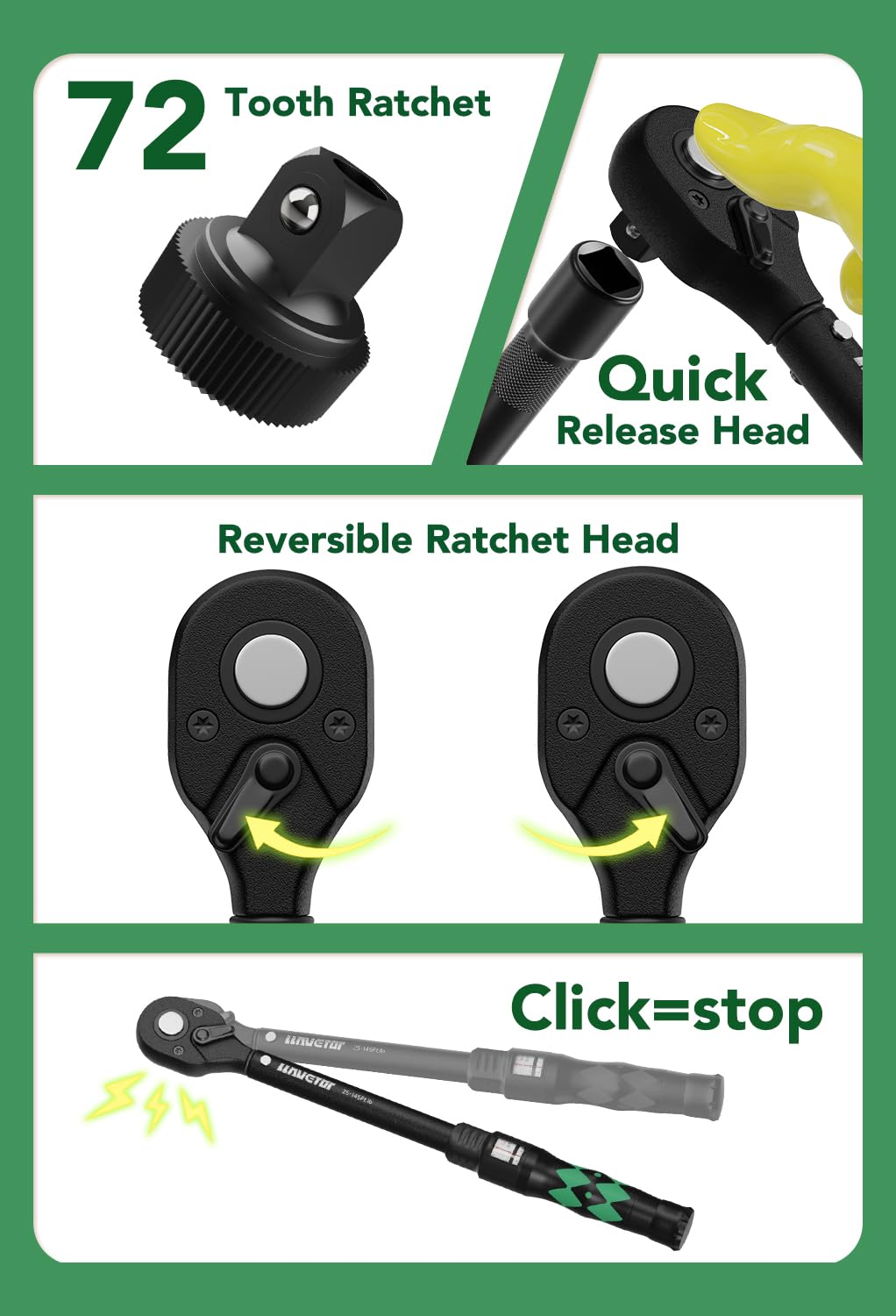 Snapklik.com : LLAVETOR Precision Adjustable Torque Wrench - Window ...