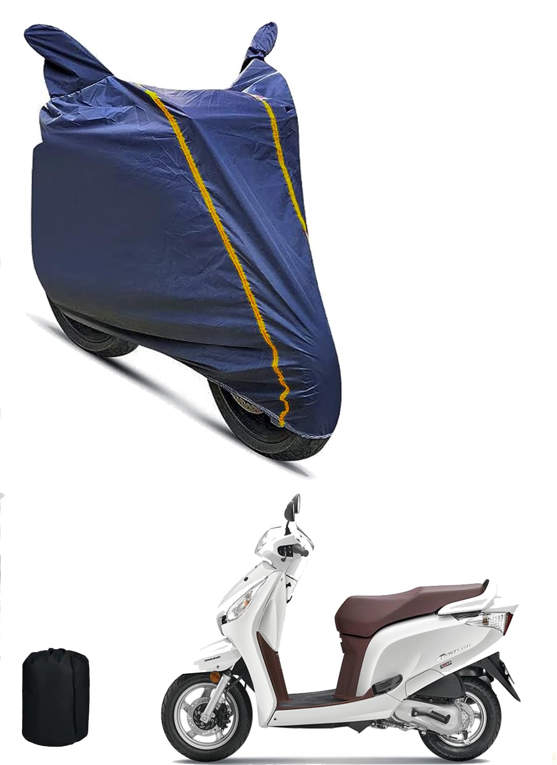 AUTOBIRSA Waterproof Scooty Cover for Honda Aviator with Free Storage ...