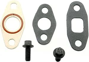 Amazon.com: SHESWEET 12V Turbo Oil Drain gaskets and Bolts For Cummins ...