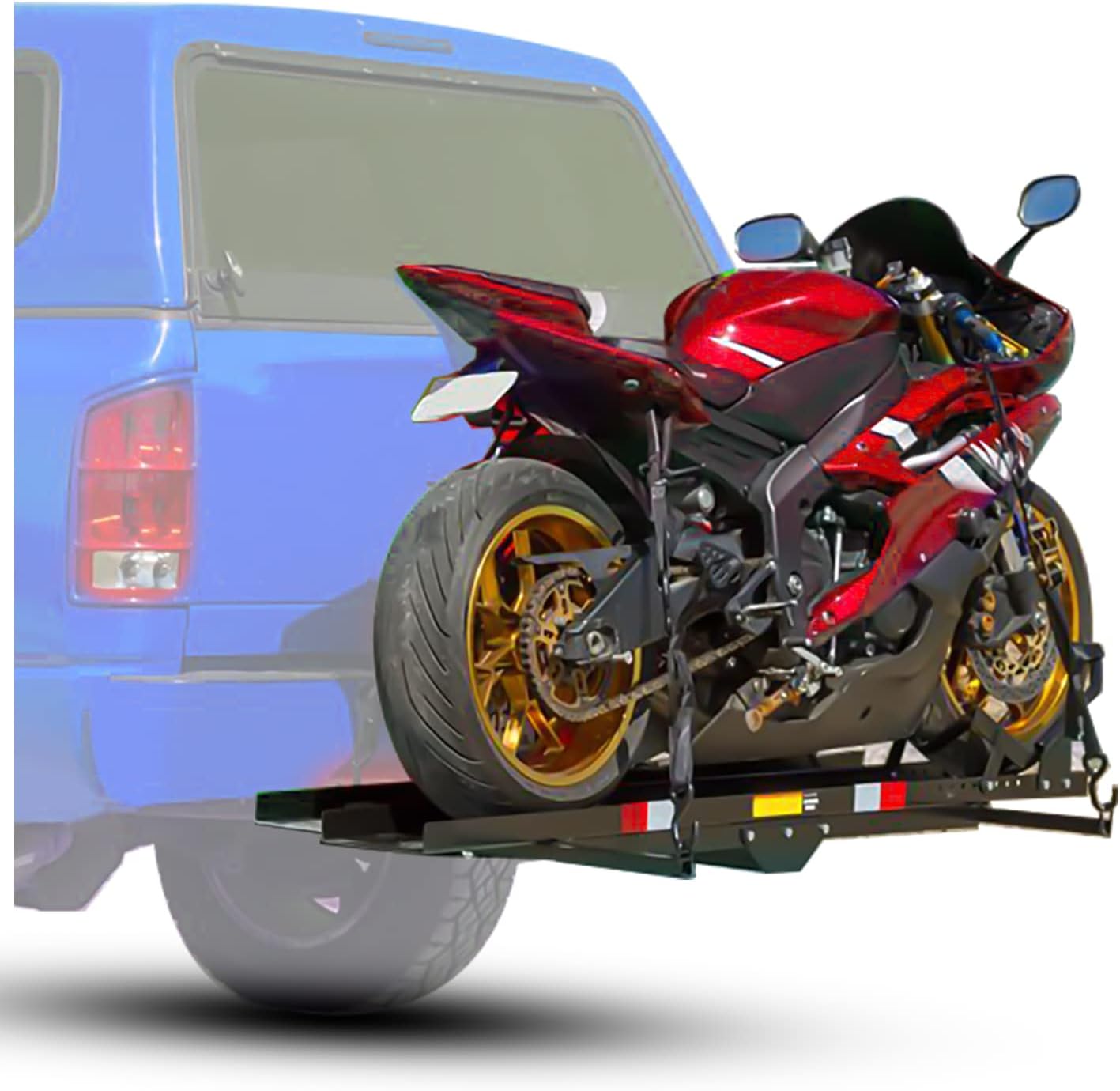 Amazon.com: HECASA 600LB Motorcycle Carrier with Loading Ramp Heavy ...