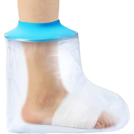 Amazon.com: TKWC INC Foot & Ankle - Waterproof Foot Cast Cover for ...