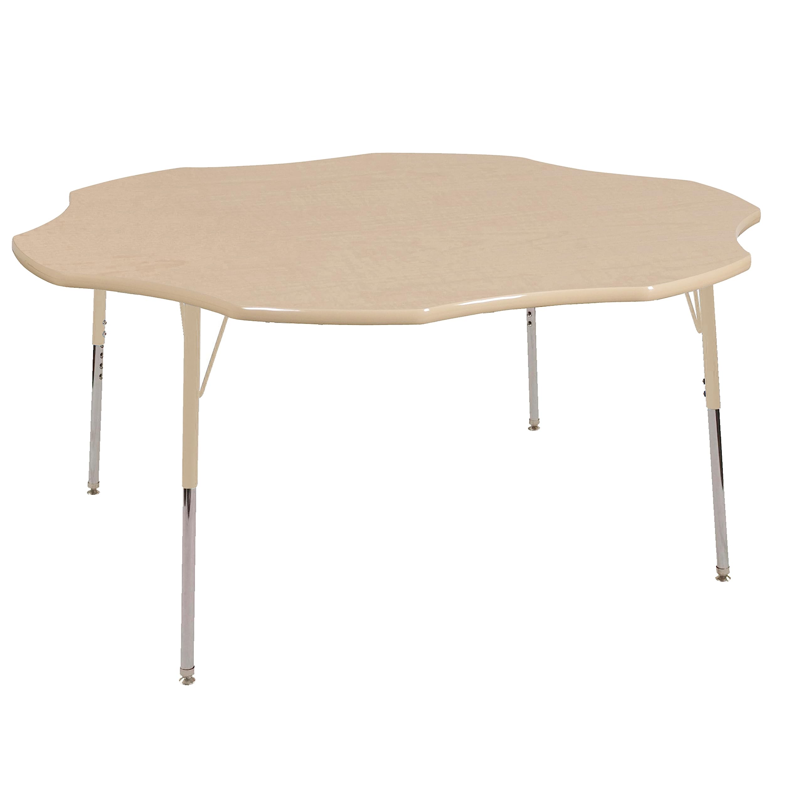 FDP Flower Activity School and Office Table (60 inch), Standard Legs ...