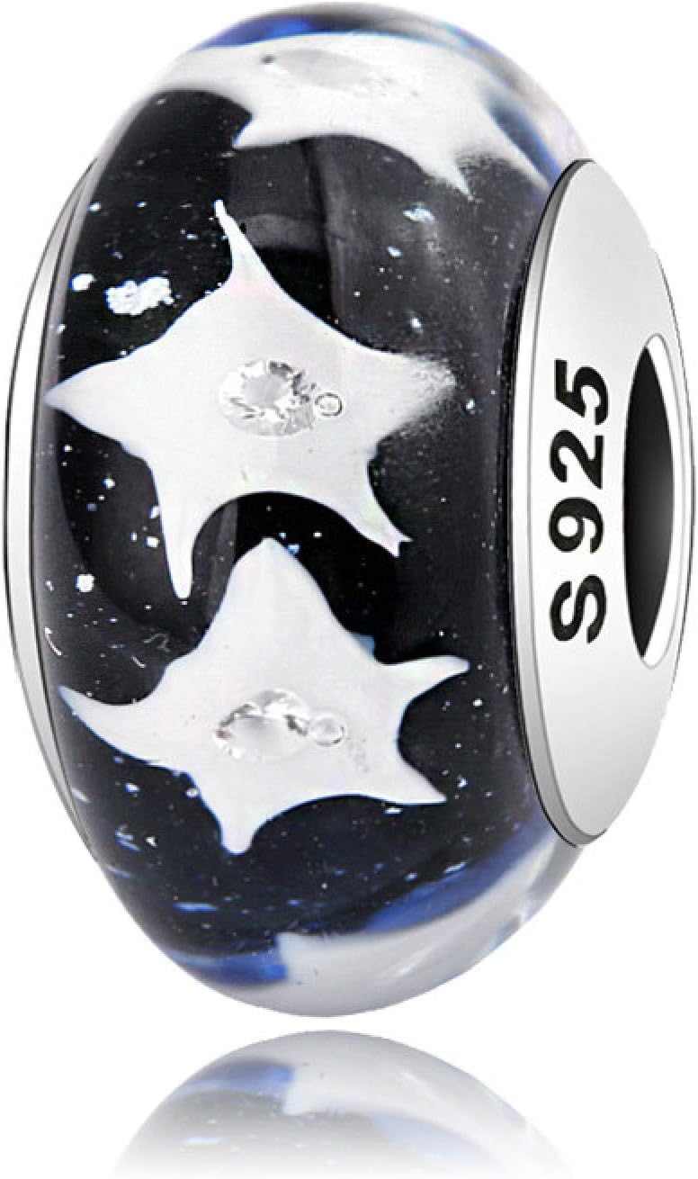 HGFRT Encantos De Cuentas De Mujer Cuentas Espaciadoras Encanto Plata ...