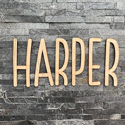 CAO Personalised Wooden Name Sign, Whimsical Wooden Signs Personalised ...