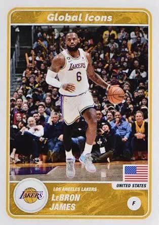 Amazon.com: LeBron James 2023 2024 Panini Global Icons Sticker ...