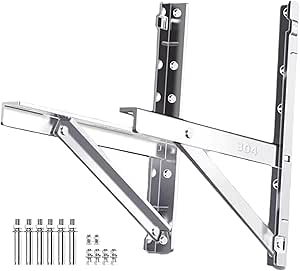 Amazon.com: Wall Mounting Air Conditioner Bracket 304 Stainless Steel ...