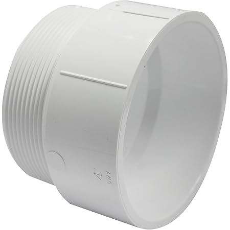 Genova Products 30440 PVC Male Adapter, 4" - Pipe Fittings - Amazon.com