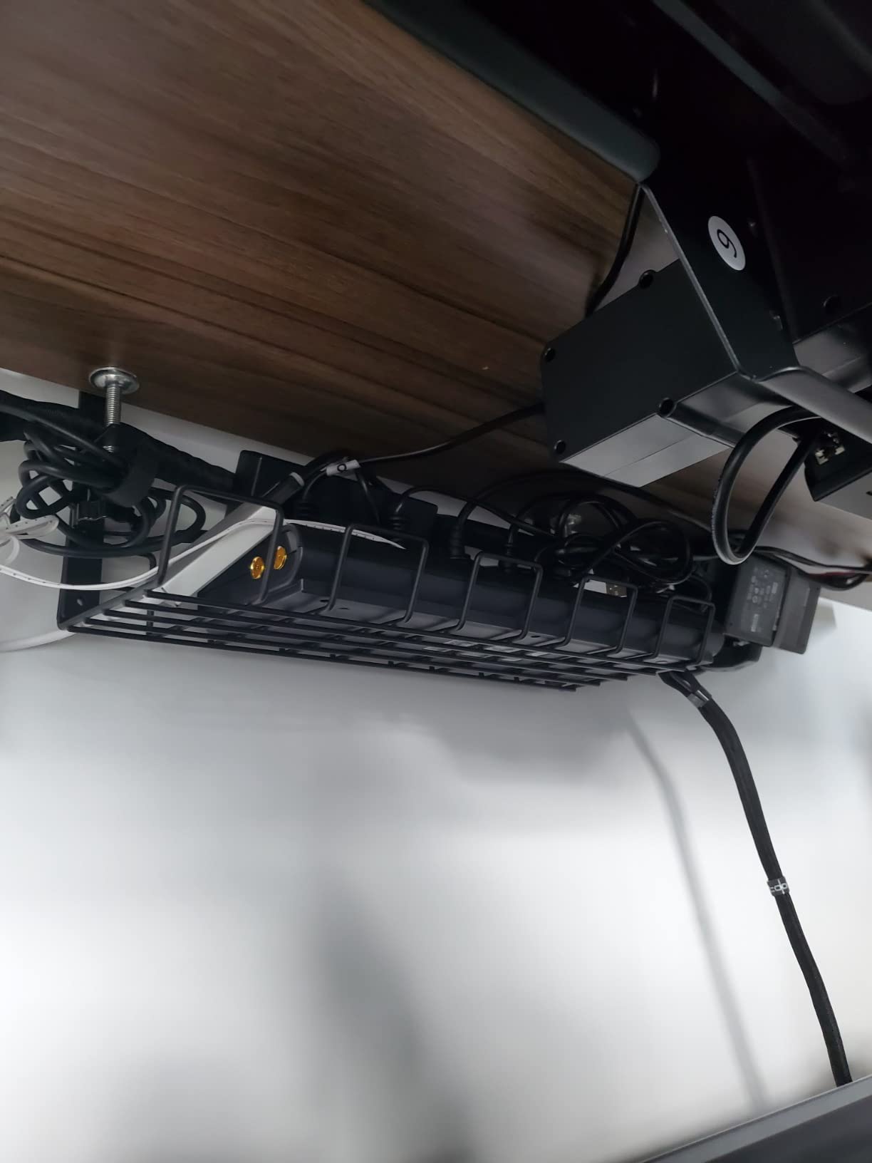 Uandhome Cable Management Tray Under Desk, As Cord Basket Tray Cable ...