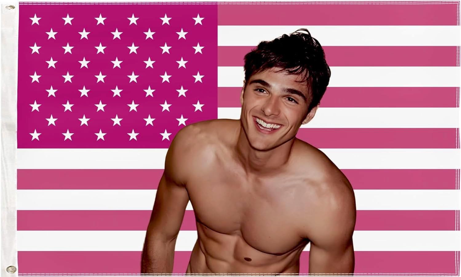 Amazon.com : Rafe Cameron pink American Flag 3x5 Ft Outdoor Indoor,Drew ...