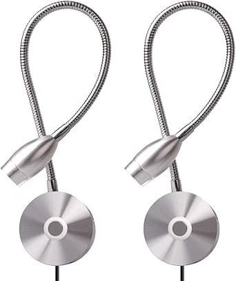 Dimmable Reading Lamps, LED Wall Mounted Reading Light for Bed ...