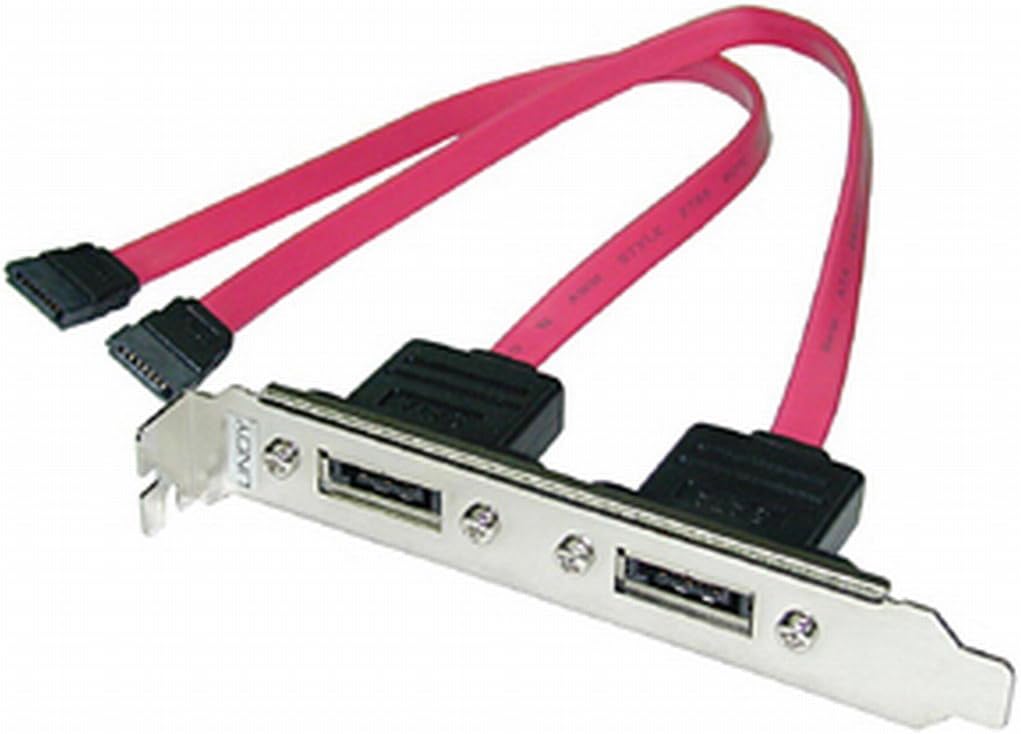 Amazon.com: kenable Serial ATA PC Backplate Adapter SATA Sockets - 2 ...