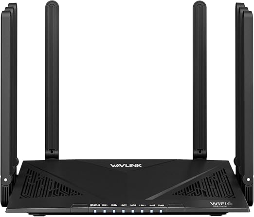 WAVLINK AX6000 Wi-Fi 6 Router, Dual Band Gaming Router with 2.5Gbps WAN ...