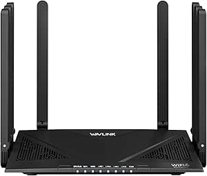 WAVLINK AX6000 Wi-Fi 6 Router, Dual Band Gaming Router with 2.5Gbps WAN ...