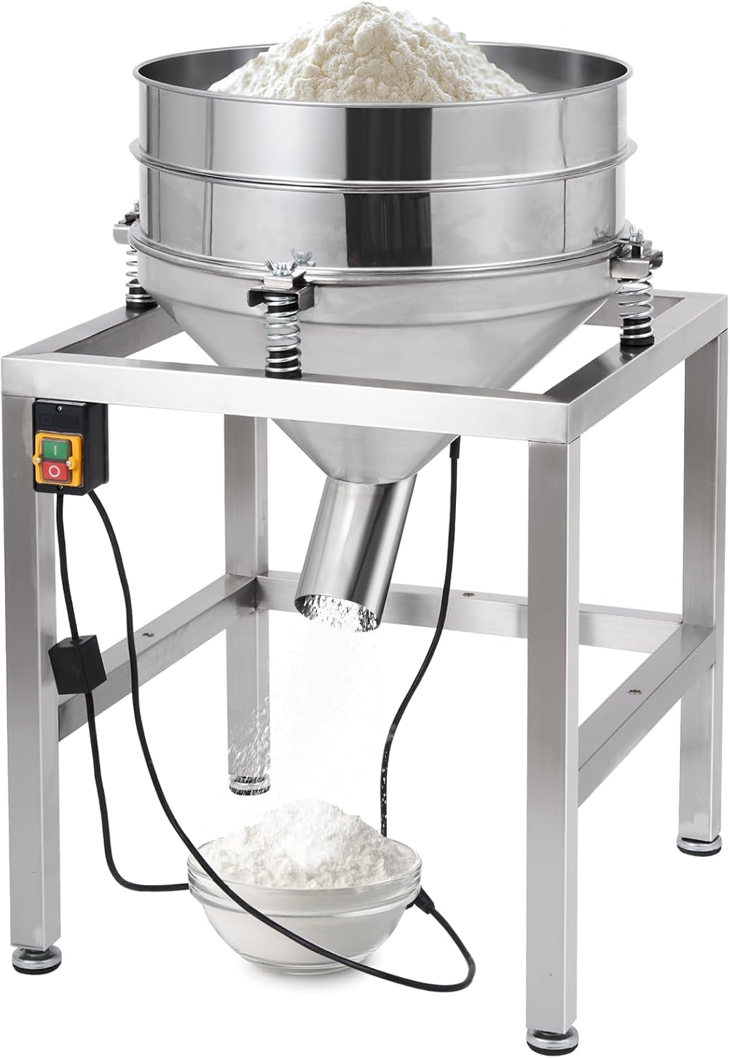 Amazon.com: Automatic Powder Sifter Machine, 110V Electric Flour Sifter ...