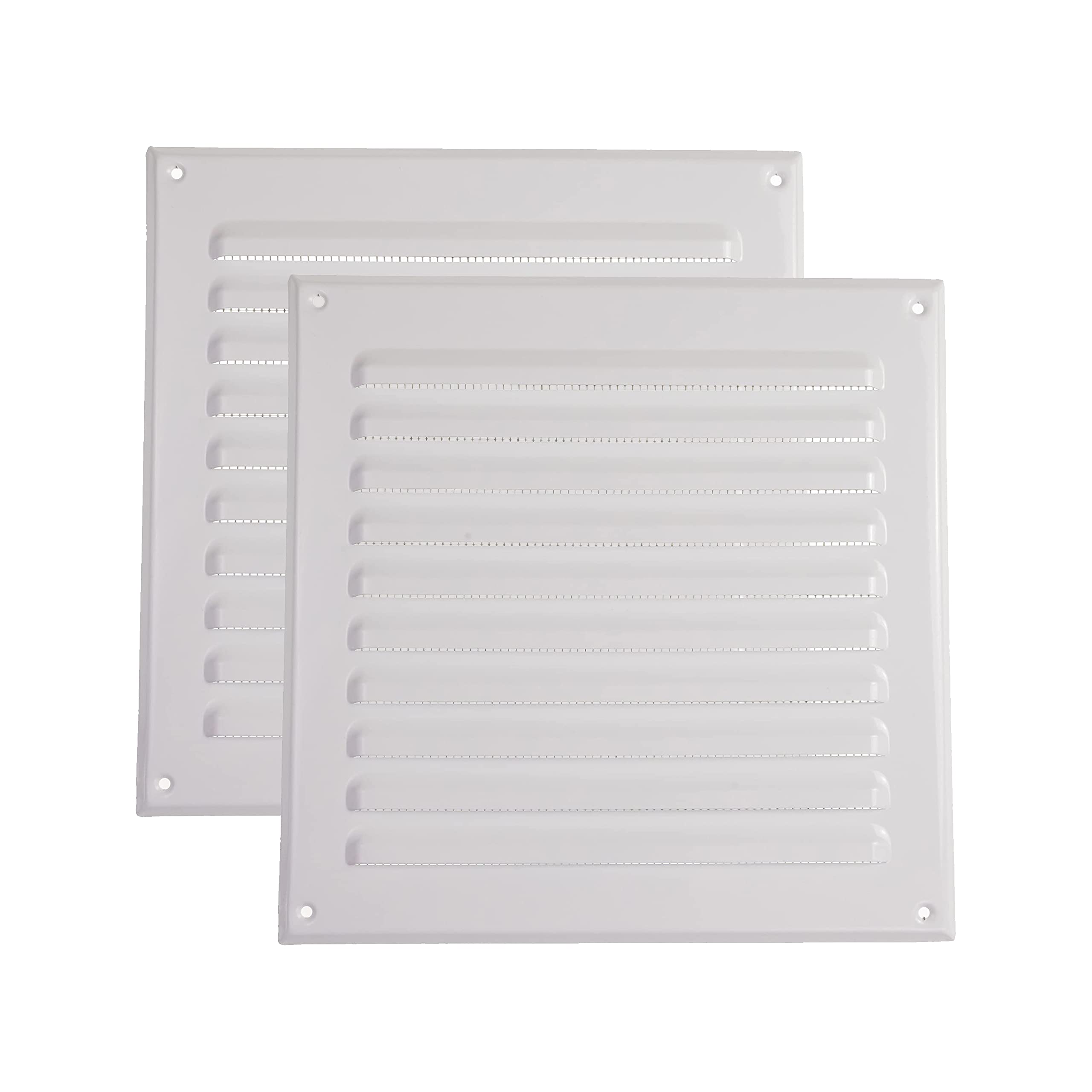 Buy Vent Systems 8''x8'' Inch - Pack of 2 - White - Metal Vent Cover ...