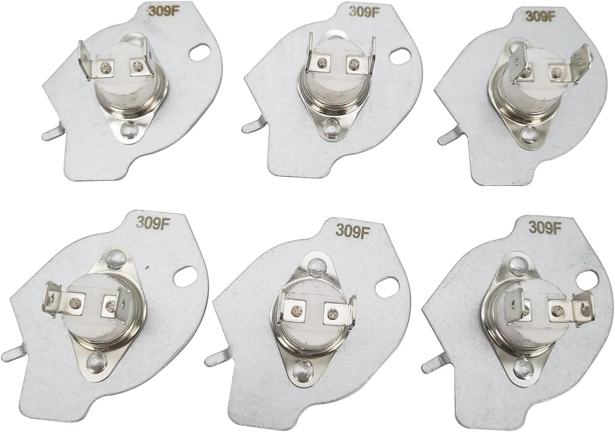 Amazon.com: 3977393 Dryer Thermal Fuse Replacement(Pack of 6) : Appliances