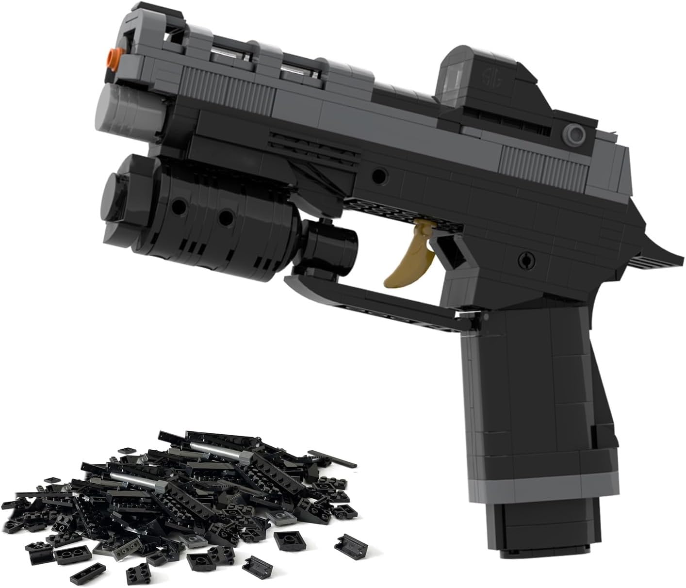 Amazon.com: youeefy 1:1 P320 Building Blocks Bricks Gun Set, 432 PCS ...