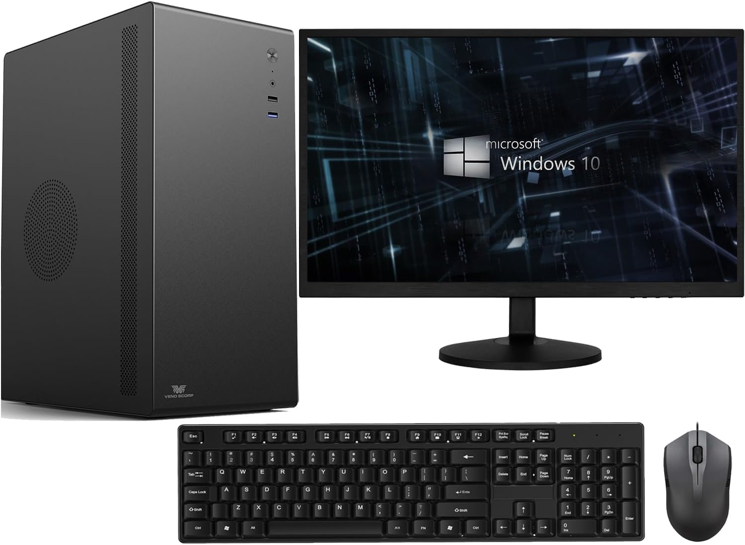 Stone SFF PC Desktop Computer 23" Monitor Bundle - Intel i5 6th Gen (4 ...