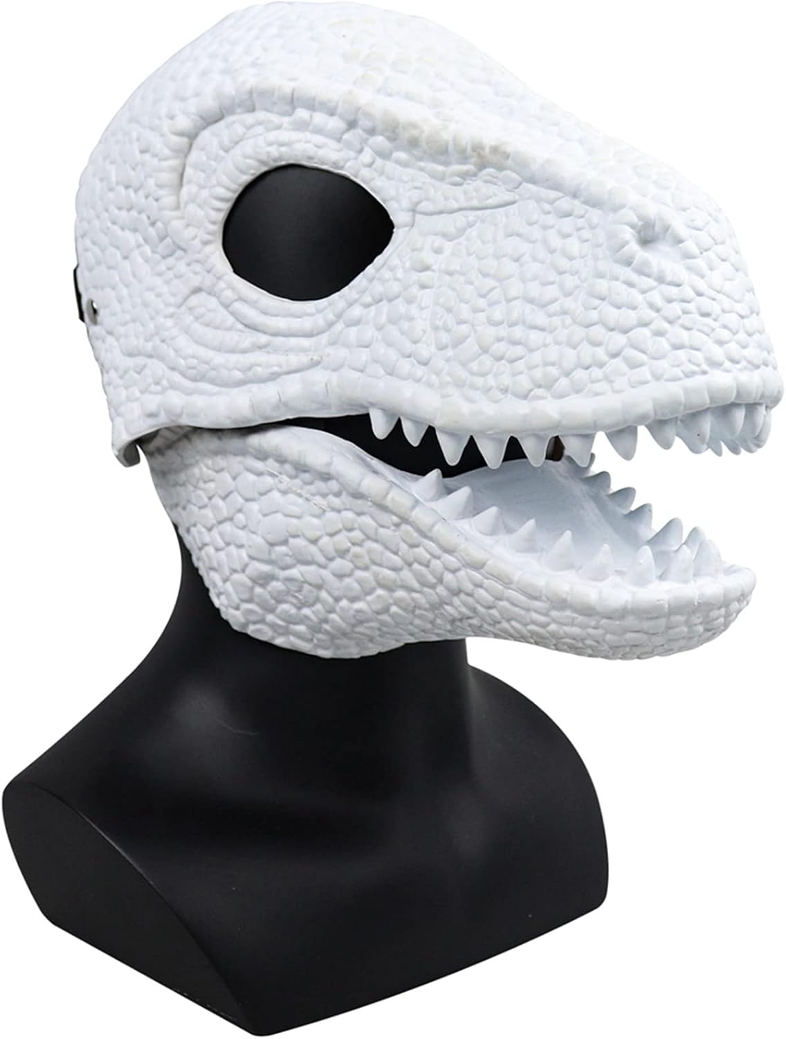 Amazon.com: Yestic Movable Mouth Dinosaur Mask, DIY White Dino Costume ...