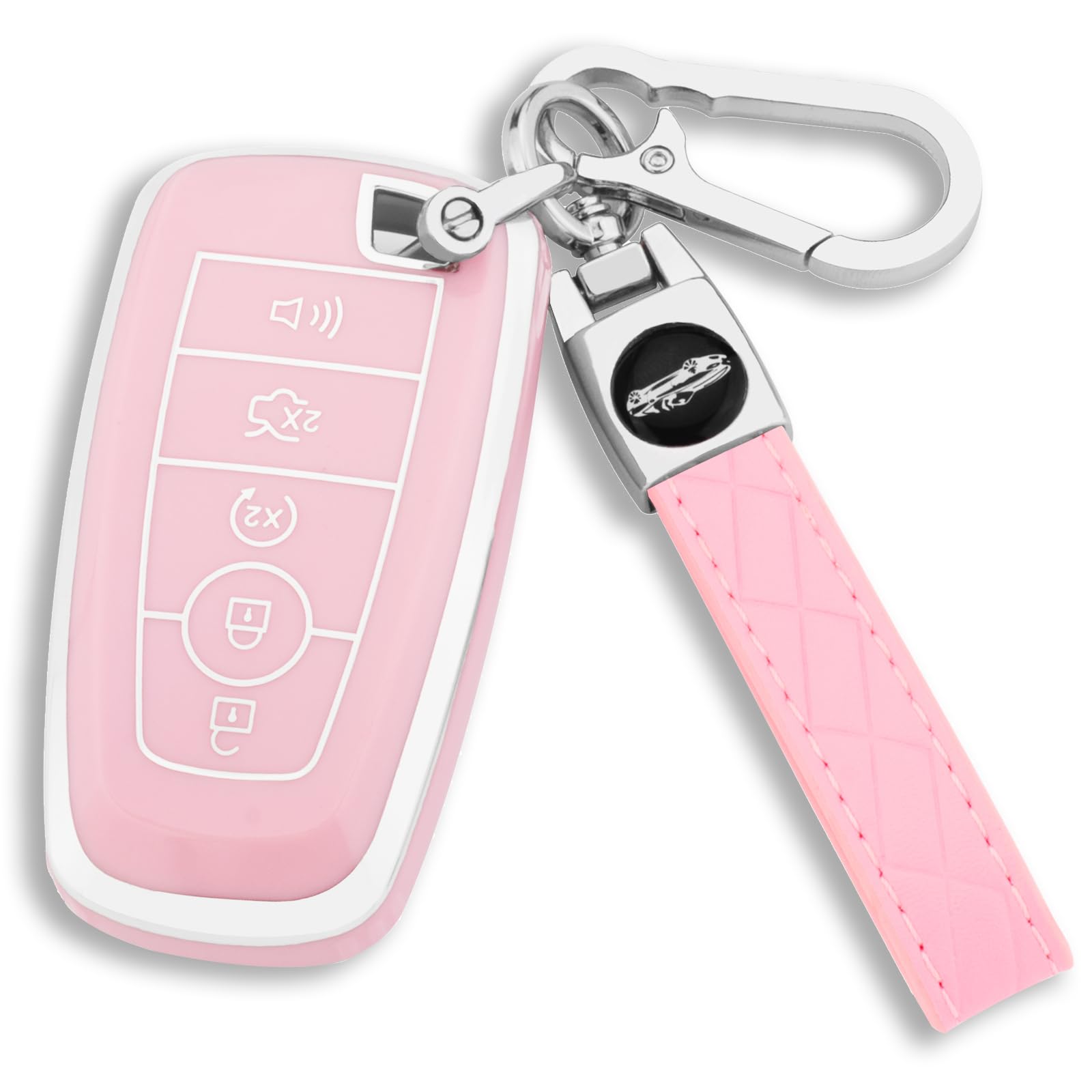 Amazon.com: XIYANG TRADE for Ford Key Fob Cover with Keychain, for ...