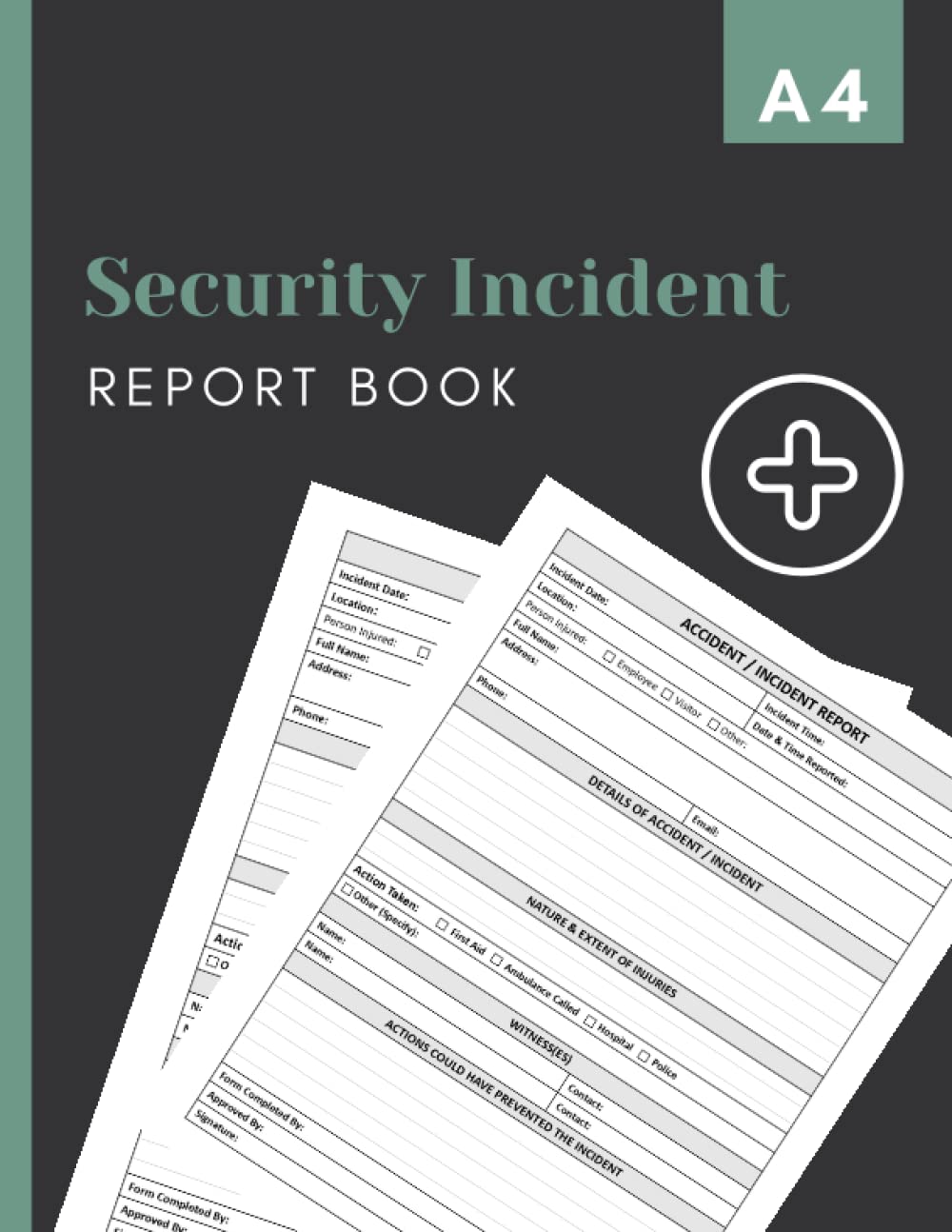 Security Incident Report Book: HSE Complaint Accident & Incident Log ...
