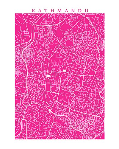 Amazon.com: Kathmandu Map Print : Home & Kitchen