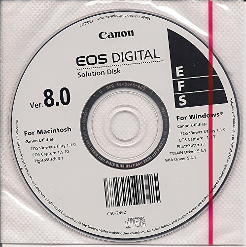 Canon Digital Camera Solution Disk Ver. 8.0: CaNon: Amazon.com: Books
